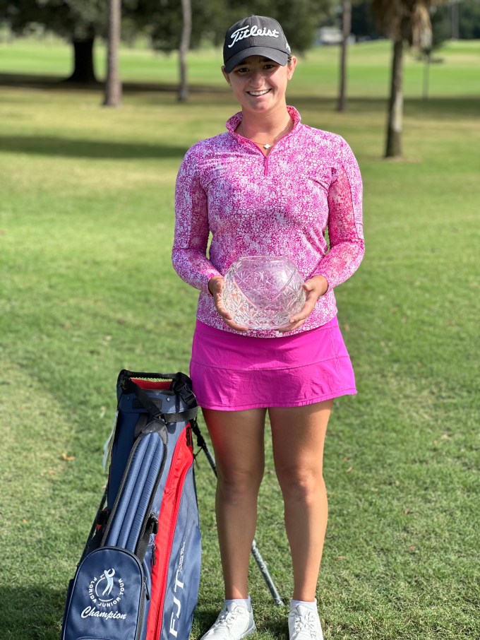 CHAMPION! Jordan wins her first FJGT title at Ocala. (Click for ...