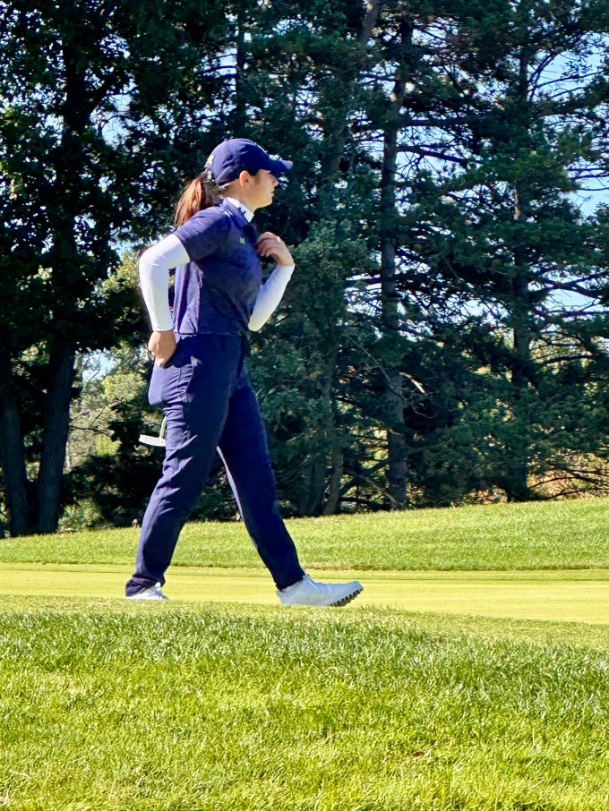 Jordan completes her first collegiate round at the Wolverine shooting ...